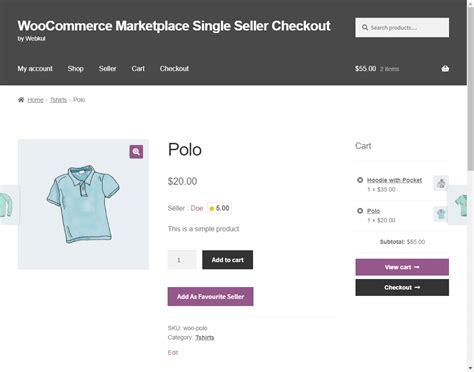 Woocommerce Marketplace Single Seller Checkout By Webkul Codecanyon