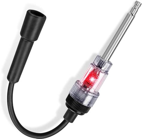 Ohleats Inline Spark Plug Tester Auto Straight Boot Engine Ignition Tester