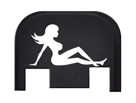 Engraved Slide Plate For Glocks STRIPPER GIRL KM Tactical