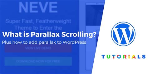 What Is Parallax Scrolling Plus How To Add Parallax To WordPress