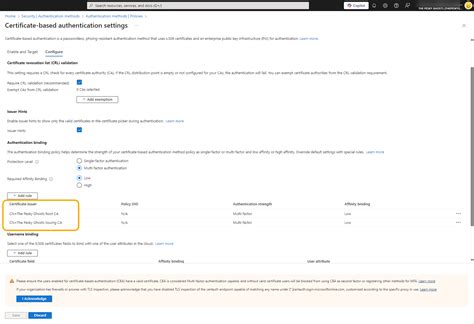 Activating And Utilizing Certificate Based Authentication With Microsoft Cloud Pki