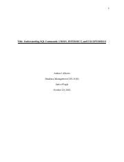 Understanding SQL Commands UNION INTERSECT And EXCEPT MINUS Course Hero