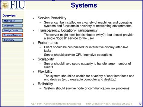 advance software engineering cen 5011 ppt download