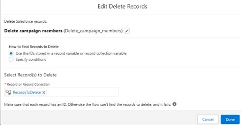Visual Workflow How To Automatically Delete Campaign Members Using A Flow Salesforce Stack