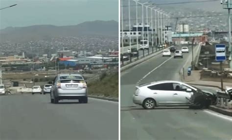 СЭРЭМЖЛҮҮЛЭГ Согтуугаар тээврийн хэрэгсэл жолоодож хашлага мөргөжээ