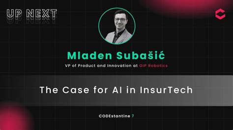 Oip Robotics On Linkedin Codestantine 7 Mladen Subašić The Case