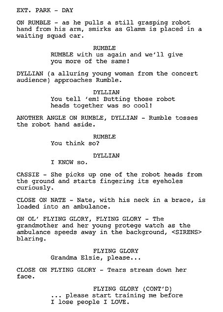 playwright format