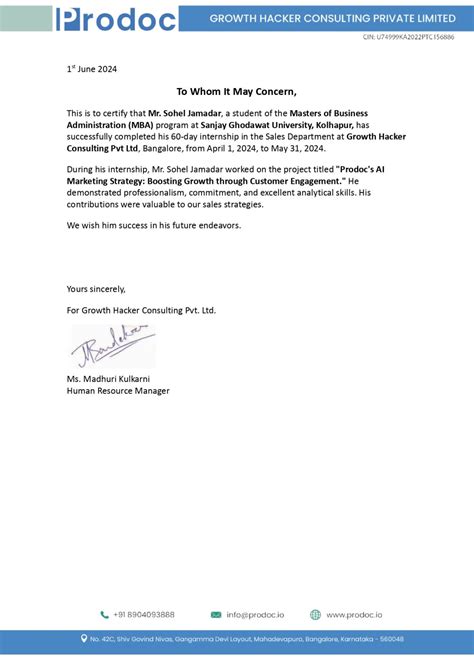 sohel jamadar on linkedin internship prodoc professionalgrowth careerdevelopment grateful