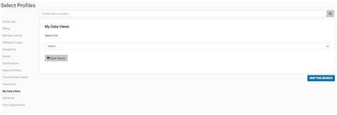Breakdown Of The Profile Selector Tabs MemberClicks Trade