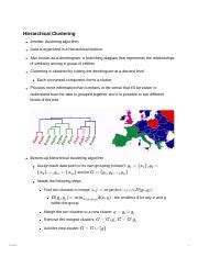 Hierarchical Clustering Understanding The Bottom Up Approach Course Hero