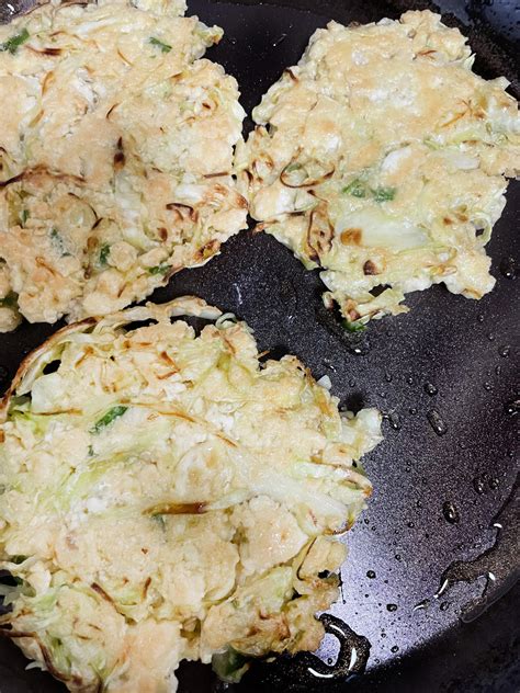 두부 전요리 명란젓무침을 곁들인 양배추 두부전 만들기