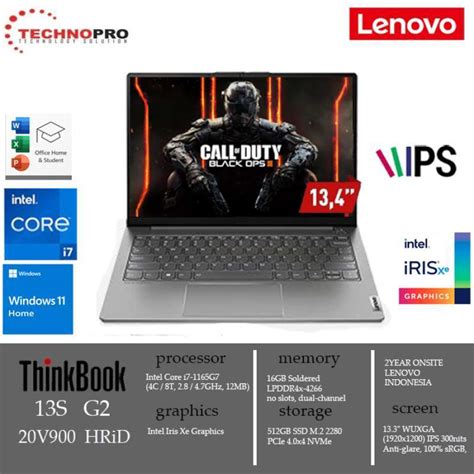 Jual Lenovo Thinkbook S G Itl Hrid Core I G Gb Gb Ssd Irish Xe Graphics Win