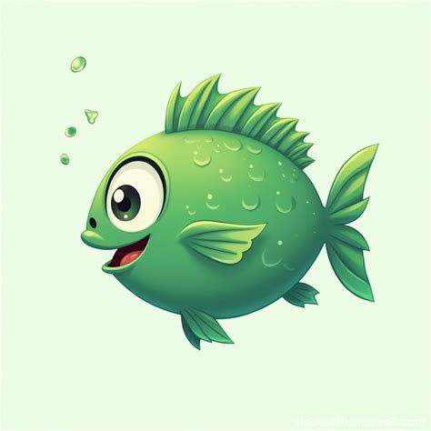 Colorful Animated Fish Vector Stable Diffusion Online