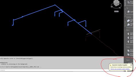 Isometric Error Or Warning Were Encountered Autodesk Community