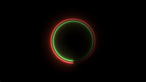 saber neon circle loop circle loading bar loop animation 34635597