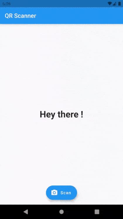 Flutter Scan Barcode In Android Emulator Using Virtual Scene Stack