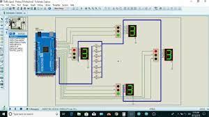 Arduino Base 4 Way Traffic Light Control System Traffic Signal Proteus Project With Arduino