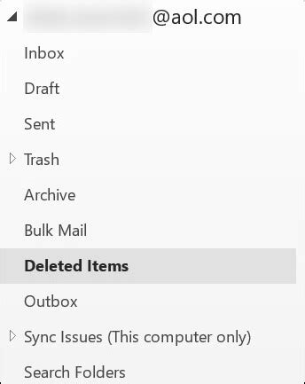 Fix Outlook Error The Deleted Items Folder Is Unavailable