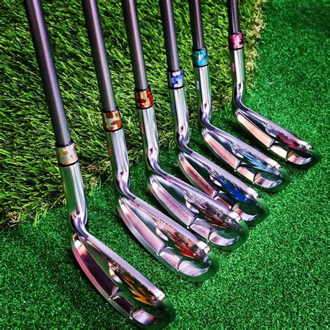 파파골프 클럽 컬러 커스텀 완성 에밀리드바하마 Eb801 컬러커스텀 아이언 그립 패럴까지