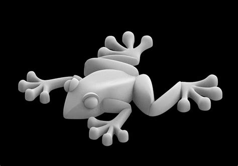 Stl File Frog・3d Printable Model To Download・cults