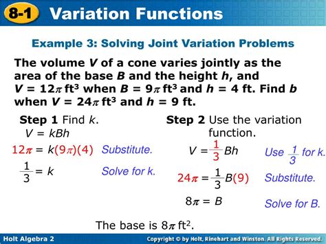 PPT Direct Variation Inverse Variation Constant Of Variation Joint Variation Combined