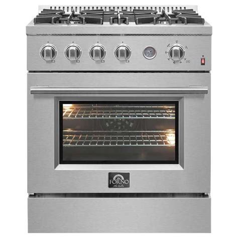 Forno Premium 2 Piece Kitchen Bundle Marco 30 Inch Gas Range Stainle