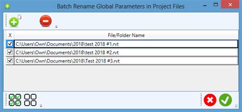 Revit Parameter Organizer Global Parameters Change Rename In Batch