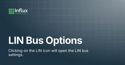Lin Bus Options Rexdesk Configuration Softwares