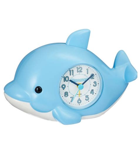 티몬 리듬 일본 귀여운 돌고래 캐릭터 아날로그 음성 알람시계 어린이탁상시계 위시버킷
