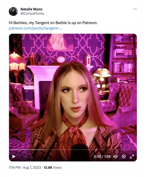 Barbie Tangent 💝 R Contrapoints
