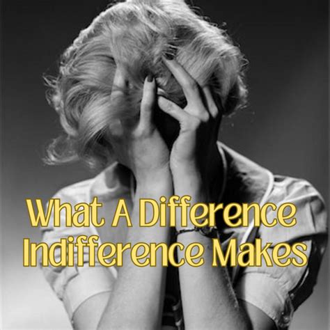 What A Difference Indifference Makes John Dunbar