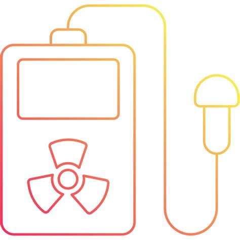 Radiation Detector Generic Gradient Icon