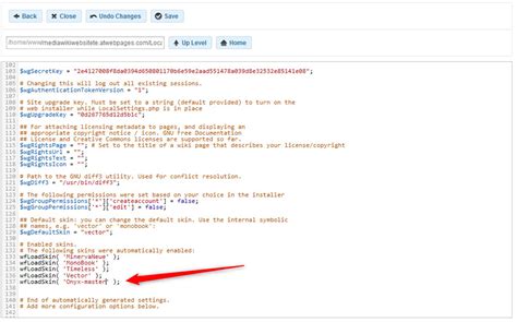 How To Install A Mediawiki Skin