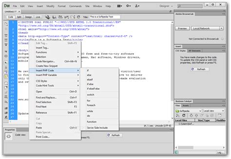PHP Coding Tools For Dreamweaver Download Free Windows Softpedia