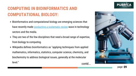 Ppt An Analysis Of Recent Advancements In Computational Biology And