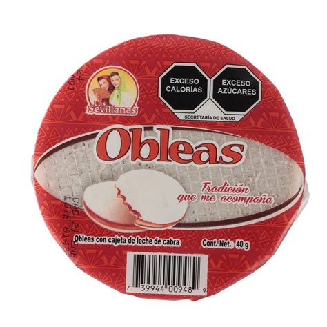 Obleas Las Sevillanas Con Cajeta De Leche De Cabra 40 G Walmart