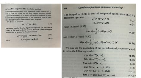 solved 4 3 ﻿analytic properties of the correlation