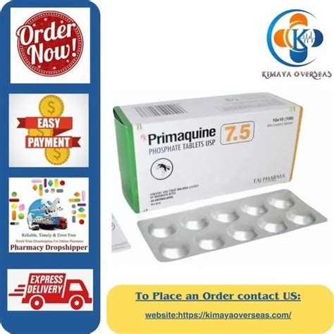 Primaquine Tablets Usp 1010 Treatment Malerial Infection At ₹ 60piece In Nagpur