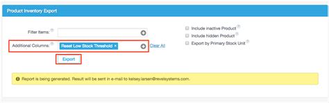 Low Stock Alerts Reordering For QSR TSR