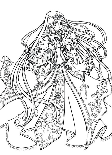 Gothic Anime Coloring Pages At Free Printable