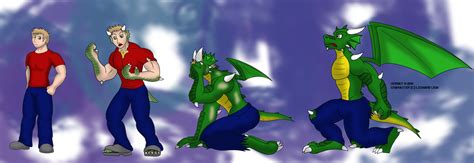 Anthro Dragon Transformation