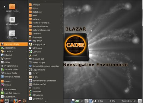 caine 8 0 blazar gnu linux os provides a complete digital forensic