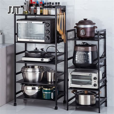 Ai Homeชั้นวางเตาอบไมโครเวฟ ชั้นวางของครัว ชั้นวางคร่อมไมโครเวฟ ชั้นวางไมโครเวฟ ชั้นวางของใน