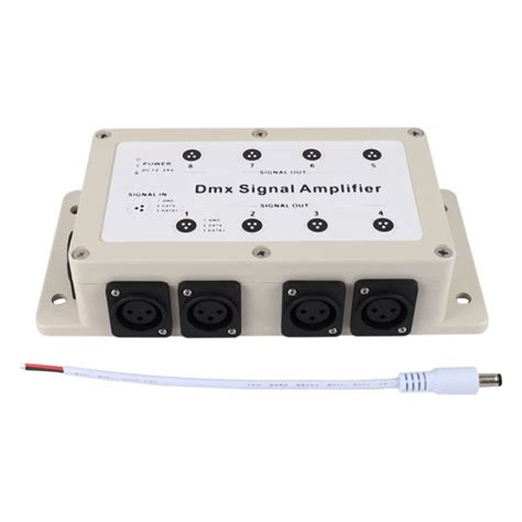 Dc V Channel Output Dmx Dmx Led Controller Signal Amplifier Splitter Distributor For