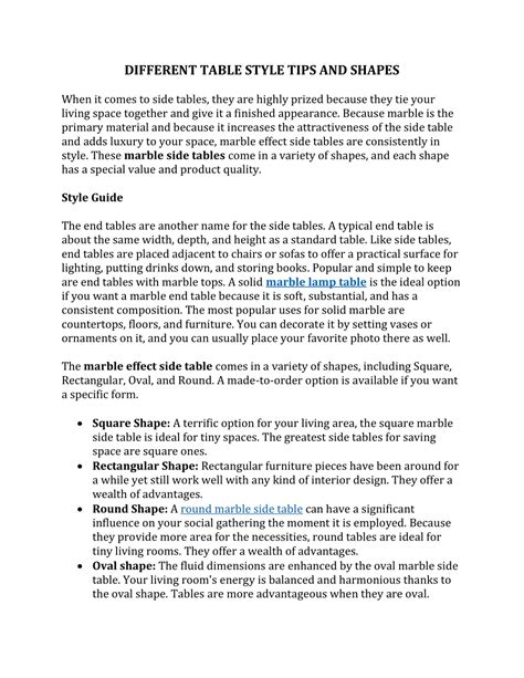 Ppt Different Table Style Tips And Shapes Powerpoint Presentation
