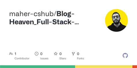 Github Maher Cshubblog Heavenfull Stack Mevn Web App