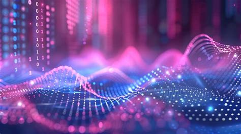 Premium Photo Big Data Visualization With Abstract Streams And Binary