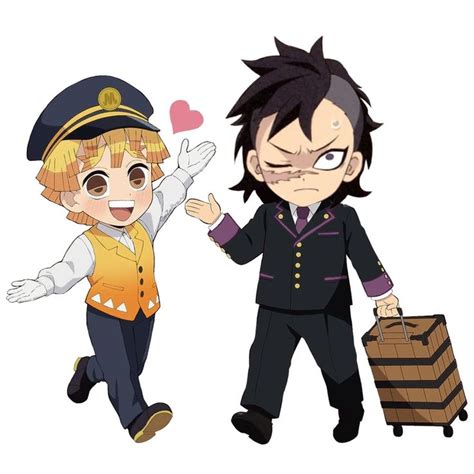 Genzen Démon Slayer Genya Anime Demon Anime Chibi