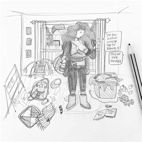 Nelle May Seriously Where Is The Remote Sketch