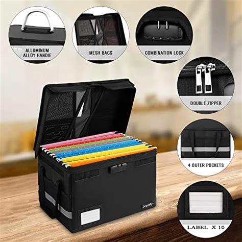 File Box With Lock File Folder Organizer Fireproof Document Organizer Anti Static Box